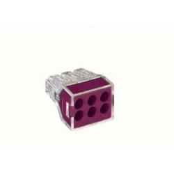 Clema Wago (conector doza) 6x2.5mmp transparent - Castel Distribution